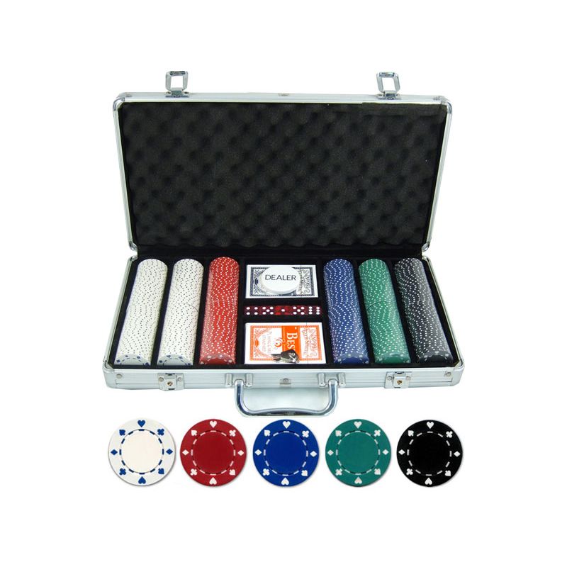 300 piece 11.5 gram Suited Poker Set from Discount Poker Shop